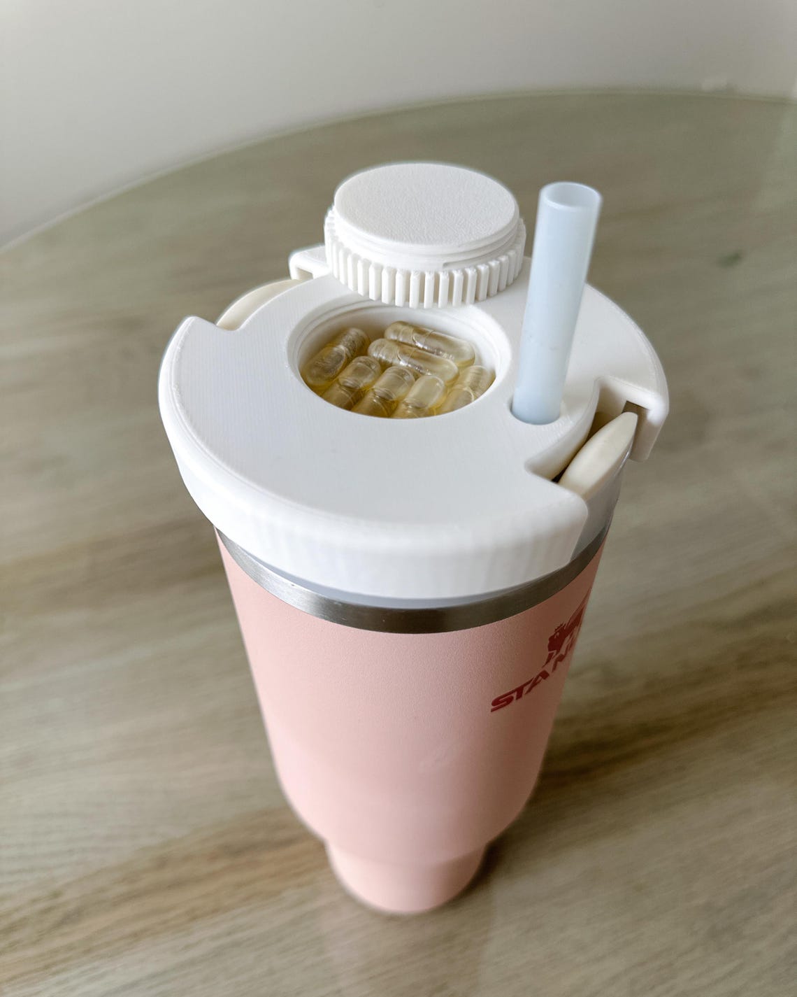 Stanley Cup Pill Holder, 3D Printed Tumbler Accessory - Etsy