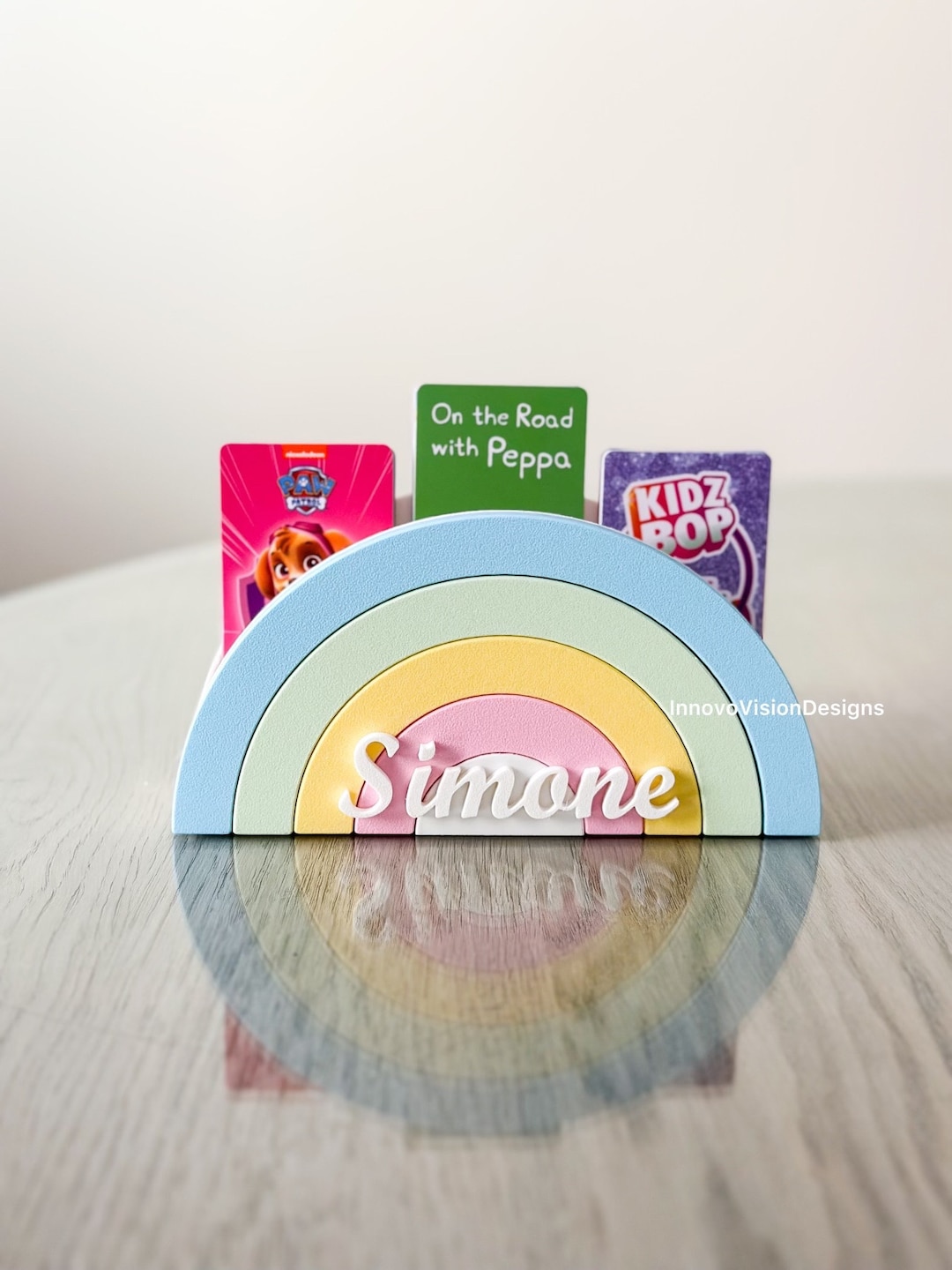 Yoto Rainbow Card Holder - Holds 120 Cards - Personalization Available ...