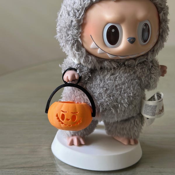 Labubu Pumpkin Basket - Etsy