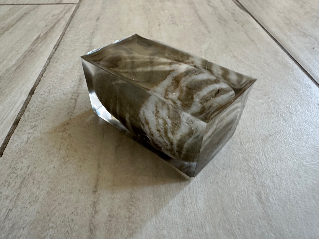 Beach Stone -epoxy Resin Cube - Etsy