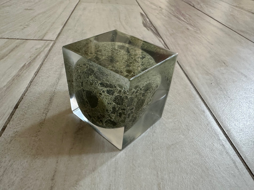Beach Stone -epoxy Resin Cube - Etsy