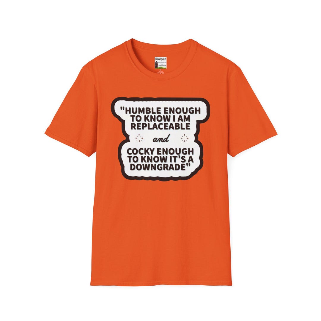 Funny Humble and Cocky T-shirt, Gift for Friends, Casual Wear, Birthday ...