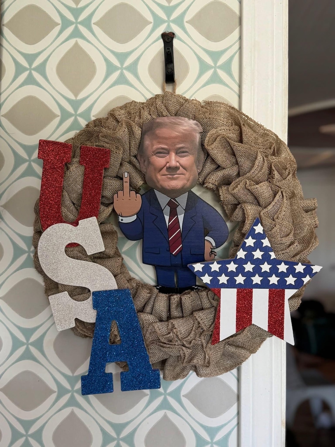 Donald Trump Door Wreath Hanging - Etsy