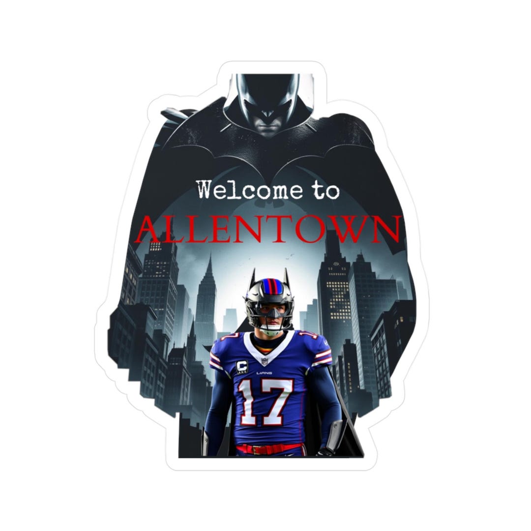 Vinyl Decal, Josh Allen, Buffalo Bills Mafia Superhero Sticker, Car ...