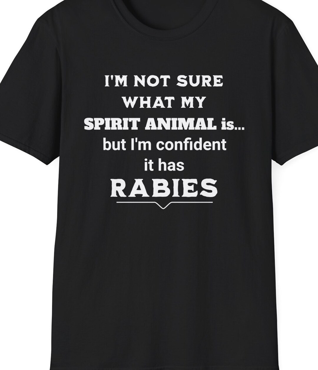 Humorous Funny Rabies Spirit Animal T-shirt - Etsy