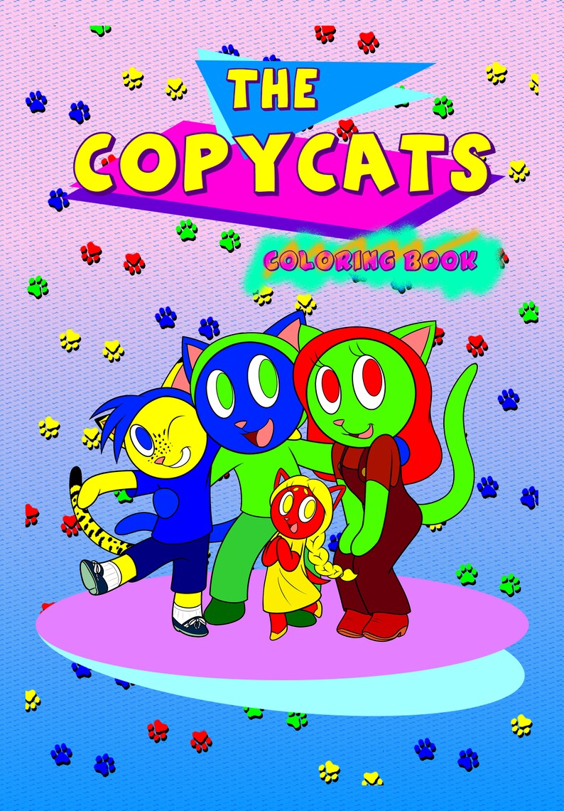 The Copycats Series 19 Coloring Pages - Etsy