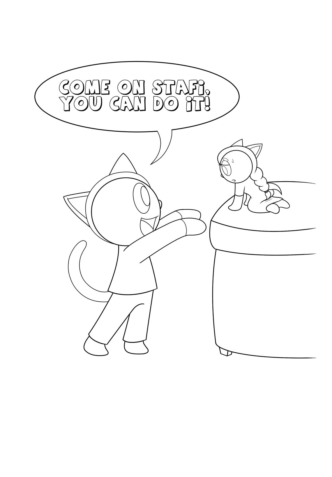 The Copycats Series 19 Coloring Pages - Etsy