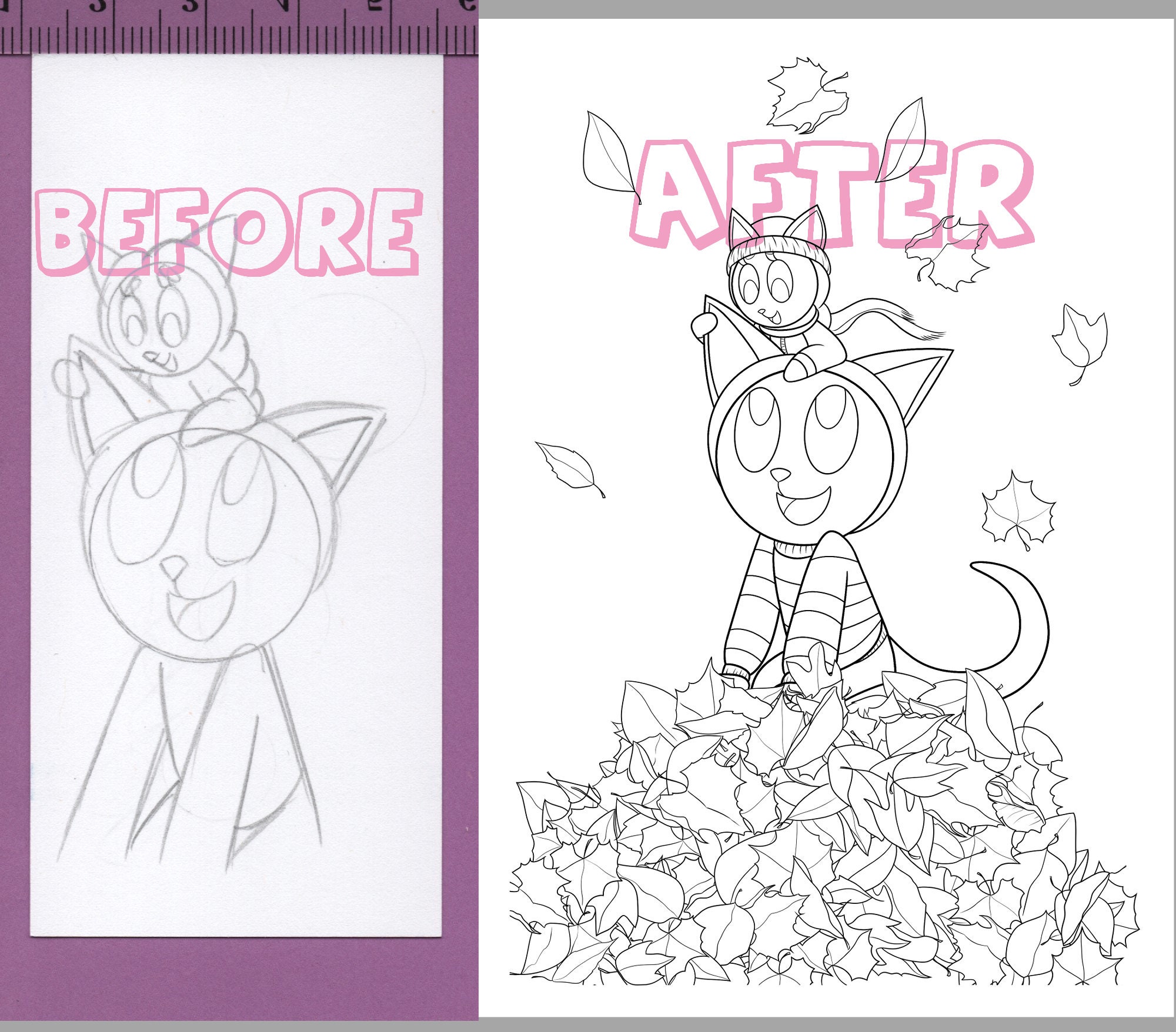 The Copycats Series 19 Coloring Pages - Etsy