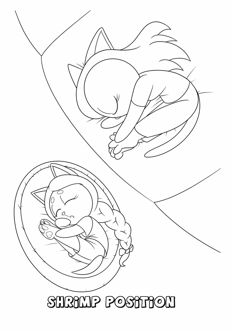 The Copycats Series 19 Coloring Pages - Etsy