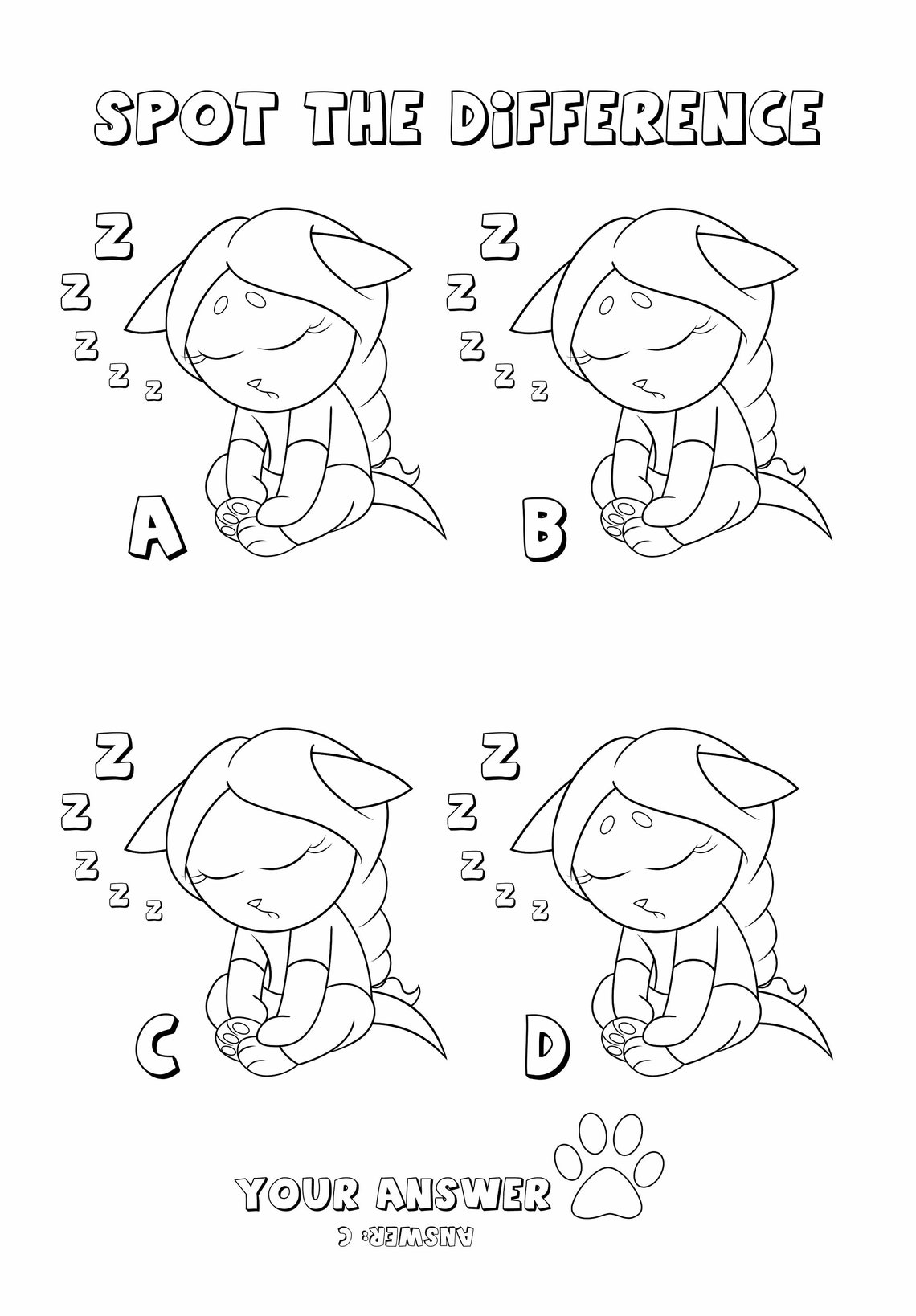 The Copycats Series 19 Coloring Pages - Etsy