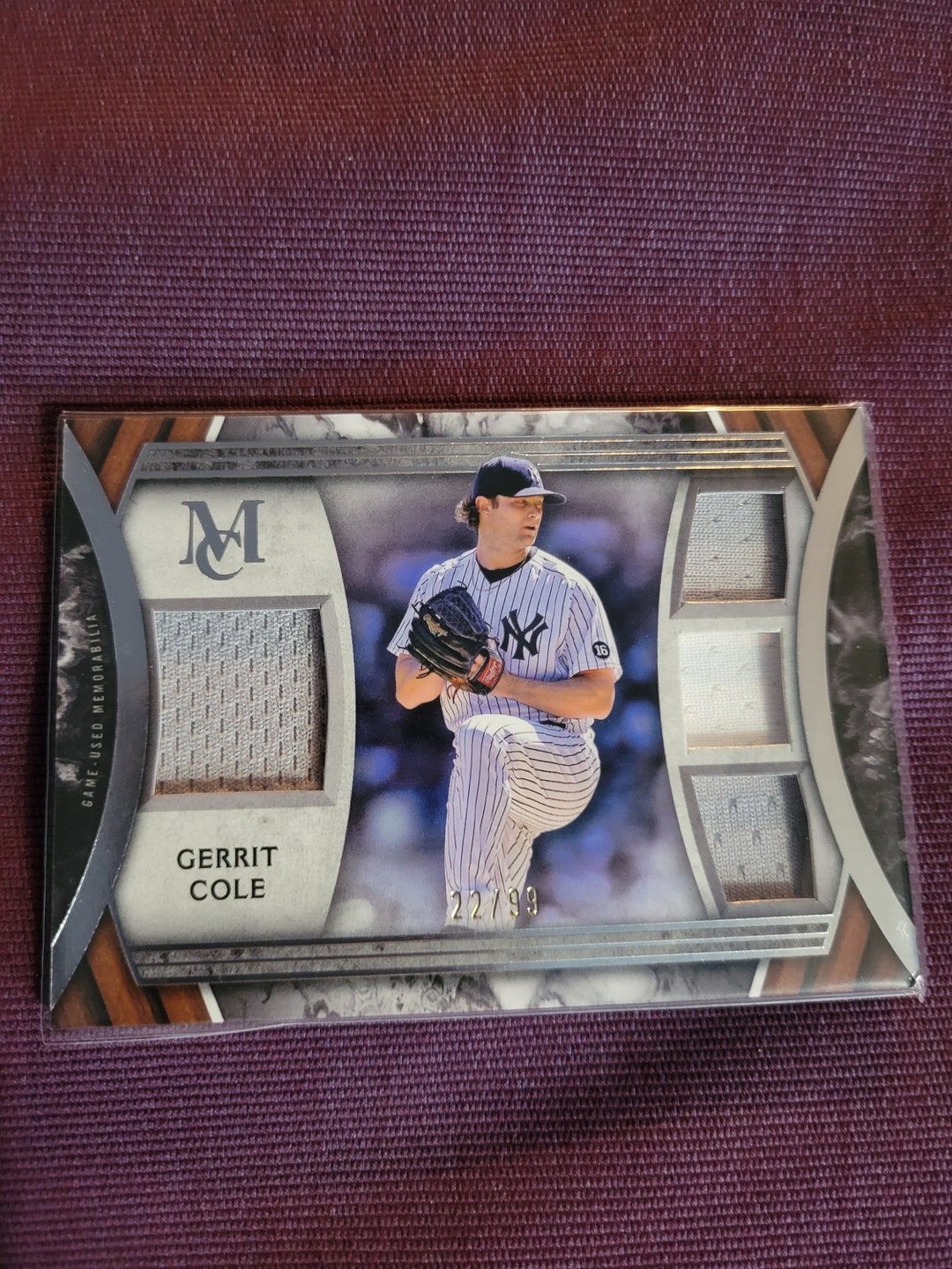 Gerrit Cole Quad Game-used Patch - Etsy