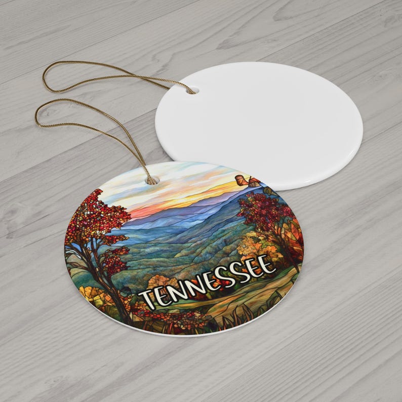 Custom Tennessee Ornament |faux Stained Glass |unique Souvenir ...