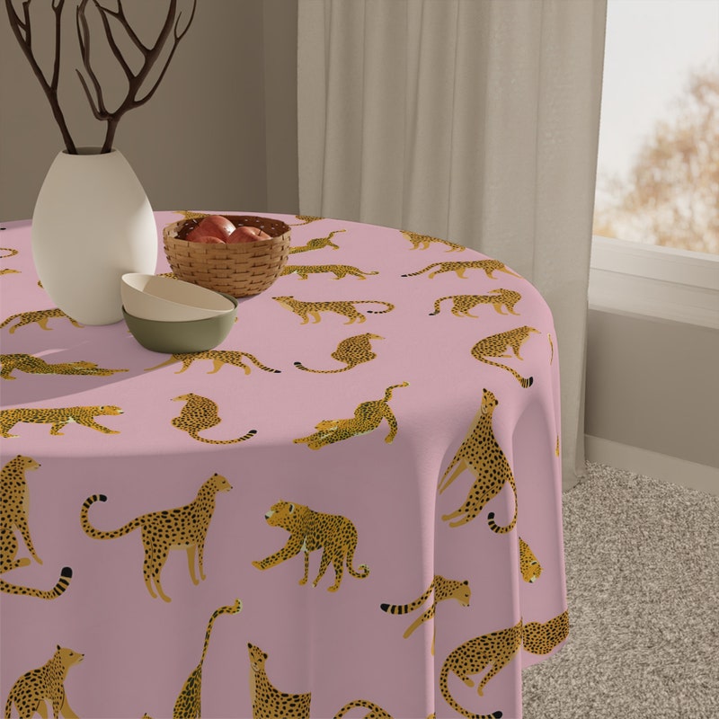 Leopard Cloth Tablecloth - Etsy