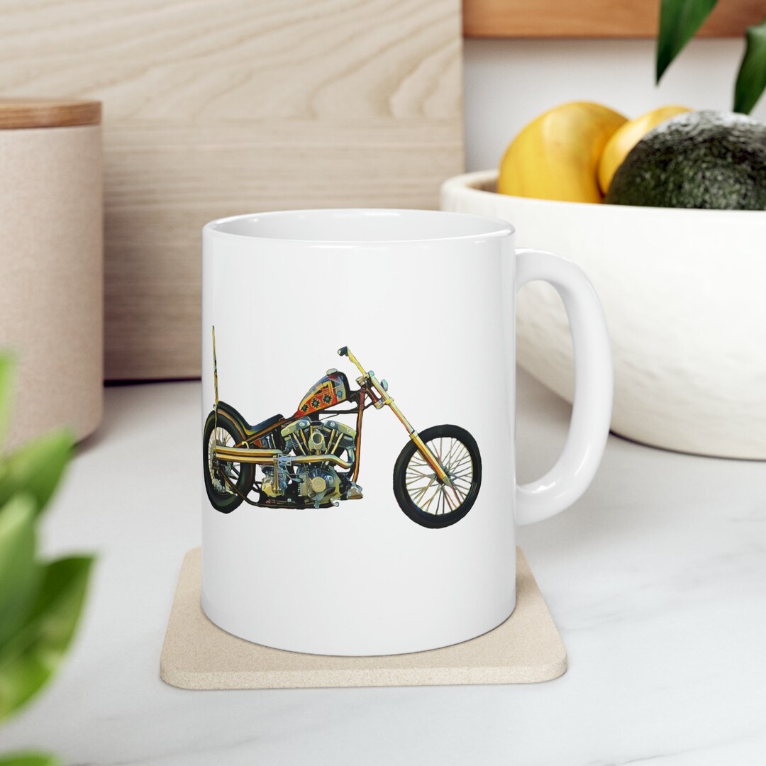 Hardtail Shovelhead Chopper Coffee Mug, by Two Down Merch - Etsy