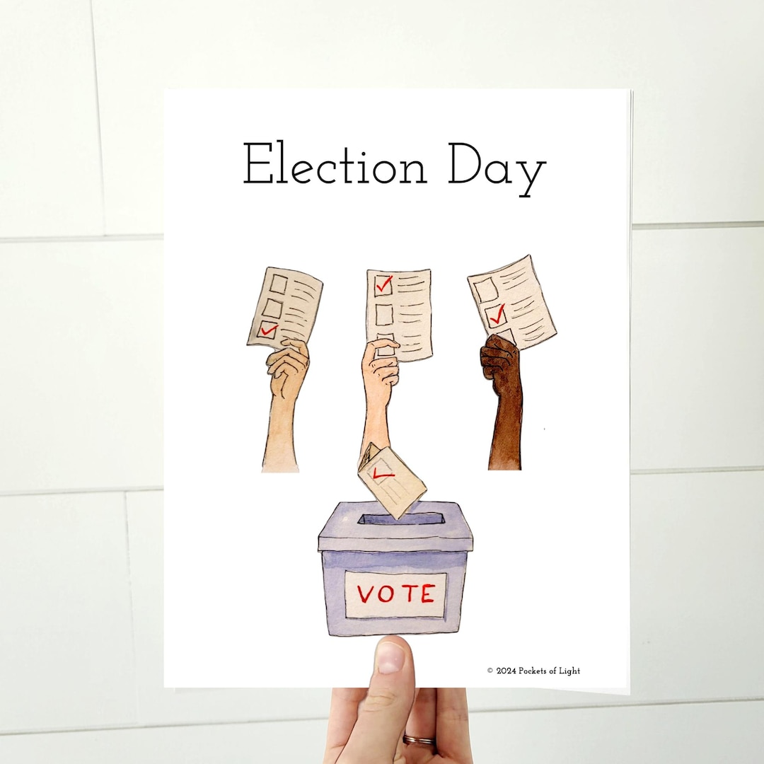 Election Day Homeschool Morning Basket Unit Study Ll USA, Voting Unit ...