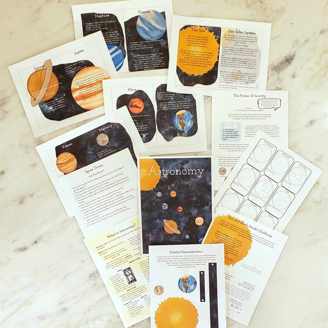 Astronomy - Homeschool Unit Study, High School Curriculum, Space Study ...