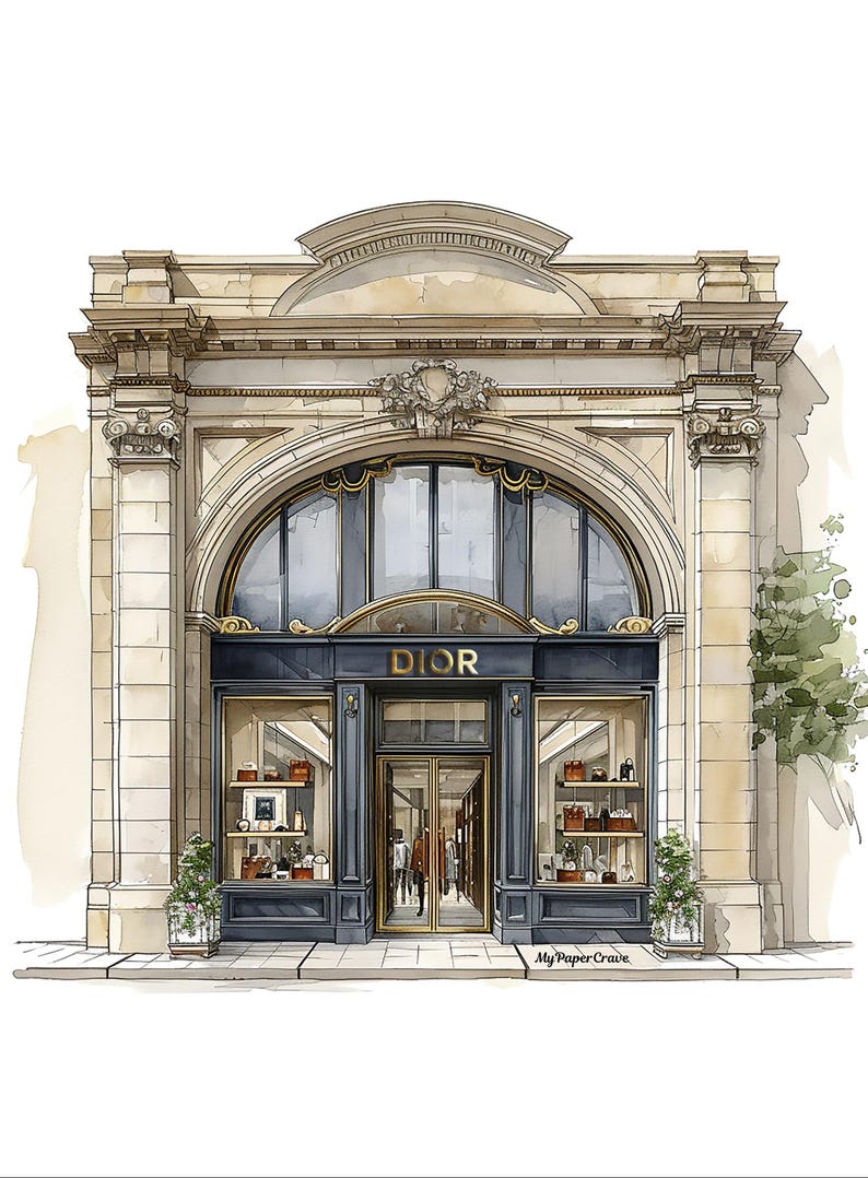 Dior Storefront Planner Dashboard, Parisian Chic (digital Download) - Etsy