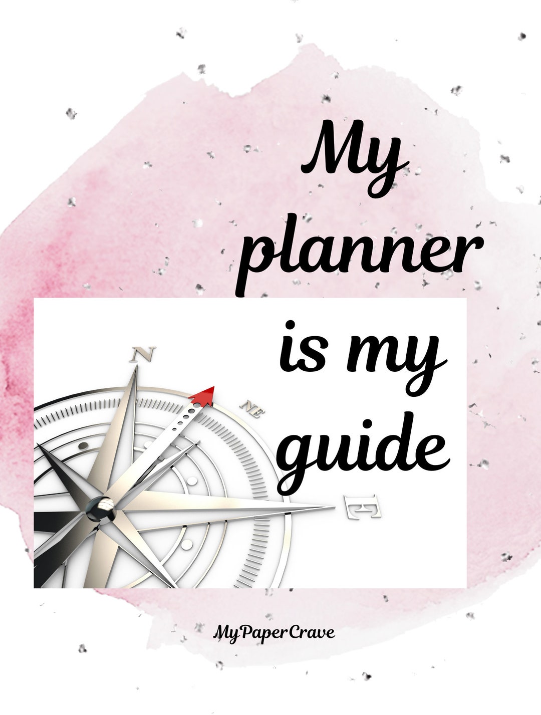 My Planner is My Guide; Compass Classic Happy Planner Dashboard; Made ...