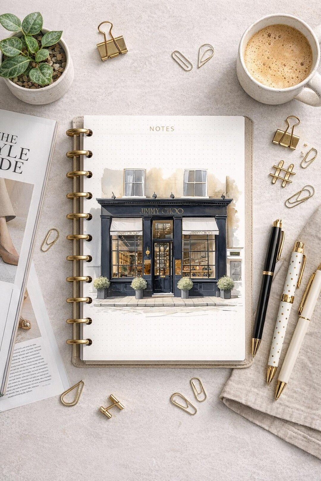 Jimmy Choo Boutique Planner Dashboard (digital Download) - Etsy