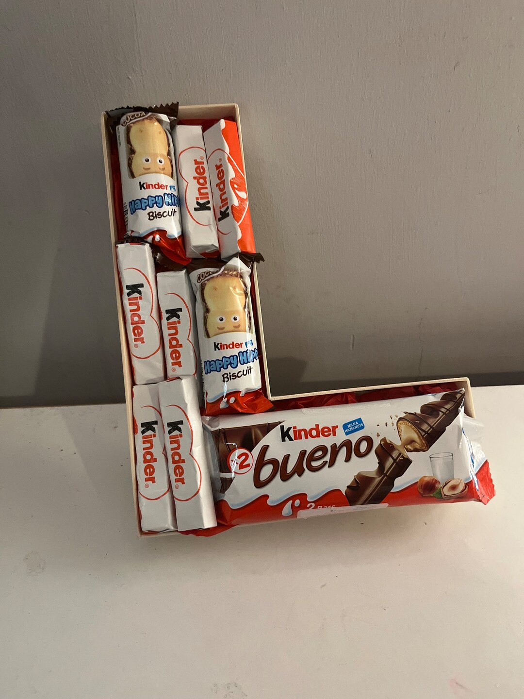 Initial Kinder Chocolate Selection Gift - Etsy