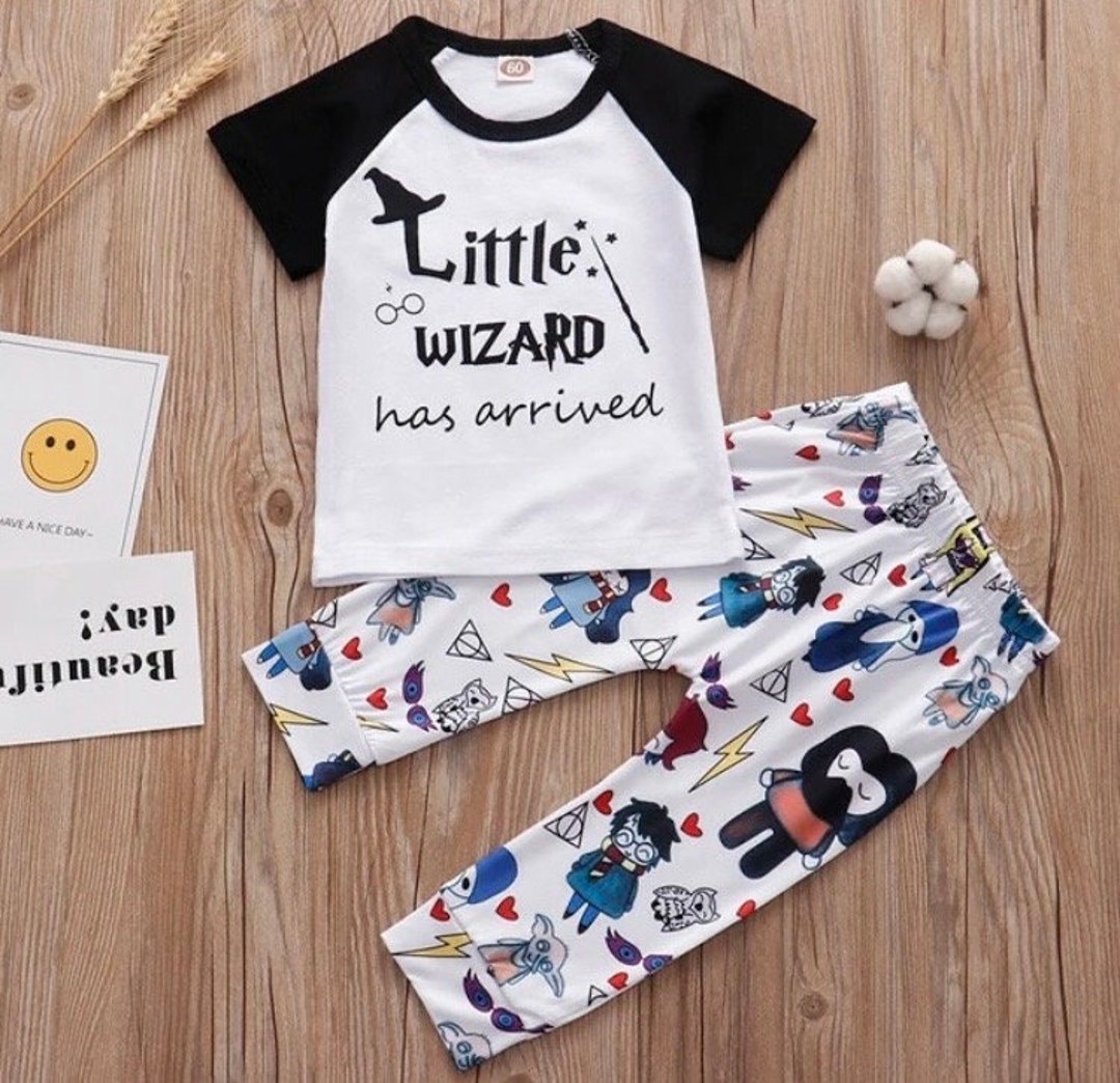 Harry Potter Baby Outfit / Handprinted T-shirt and Trouser Set ...
