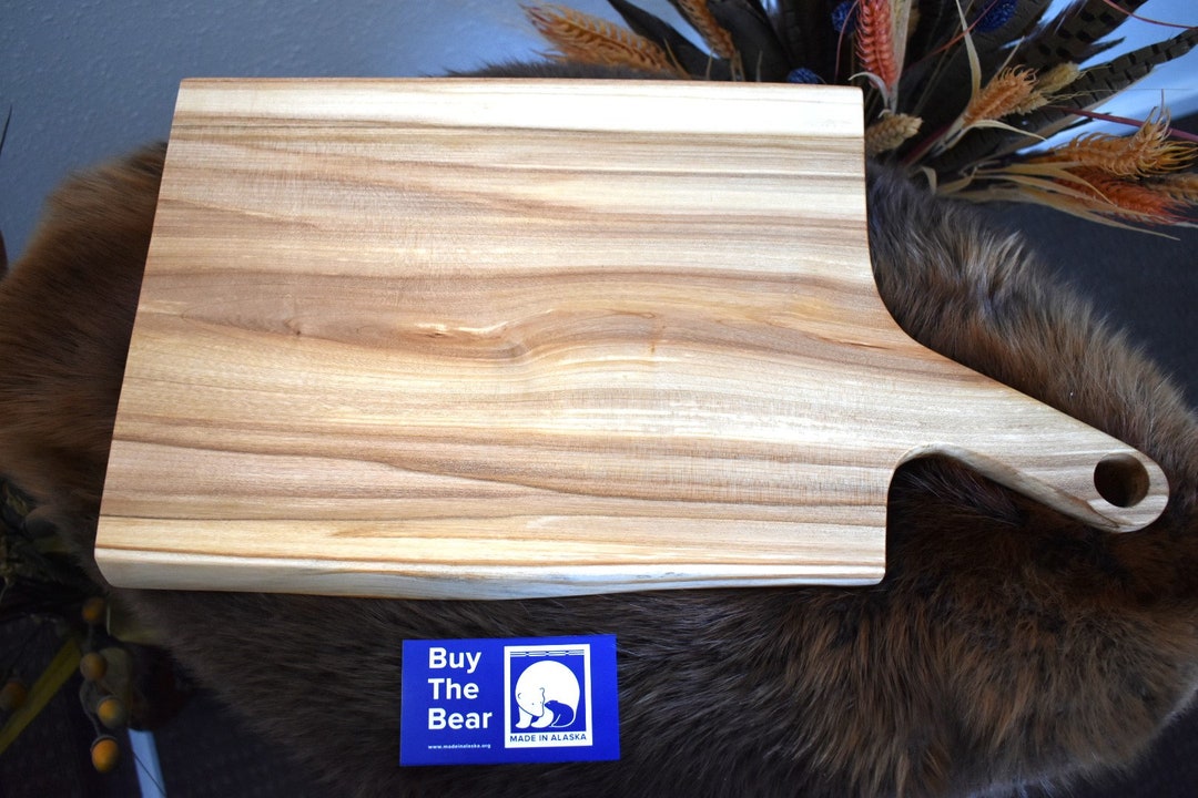 Alaskan Handmade Birch Wood for Cutting Board, Charcuterie Board ...