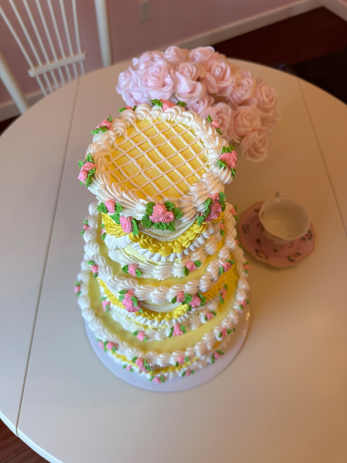 Yellow 3 Layer Fake Cake - Etsy