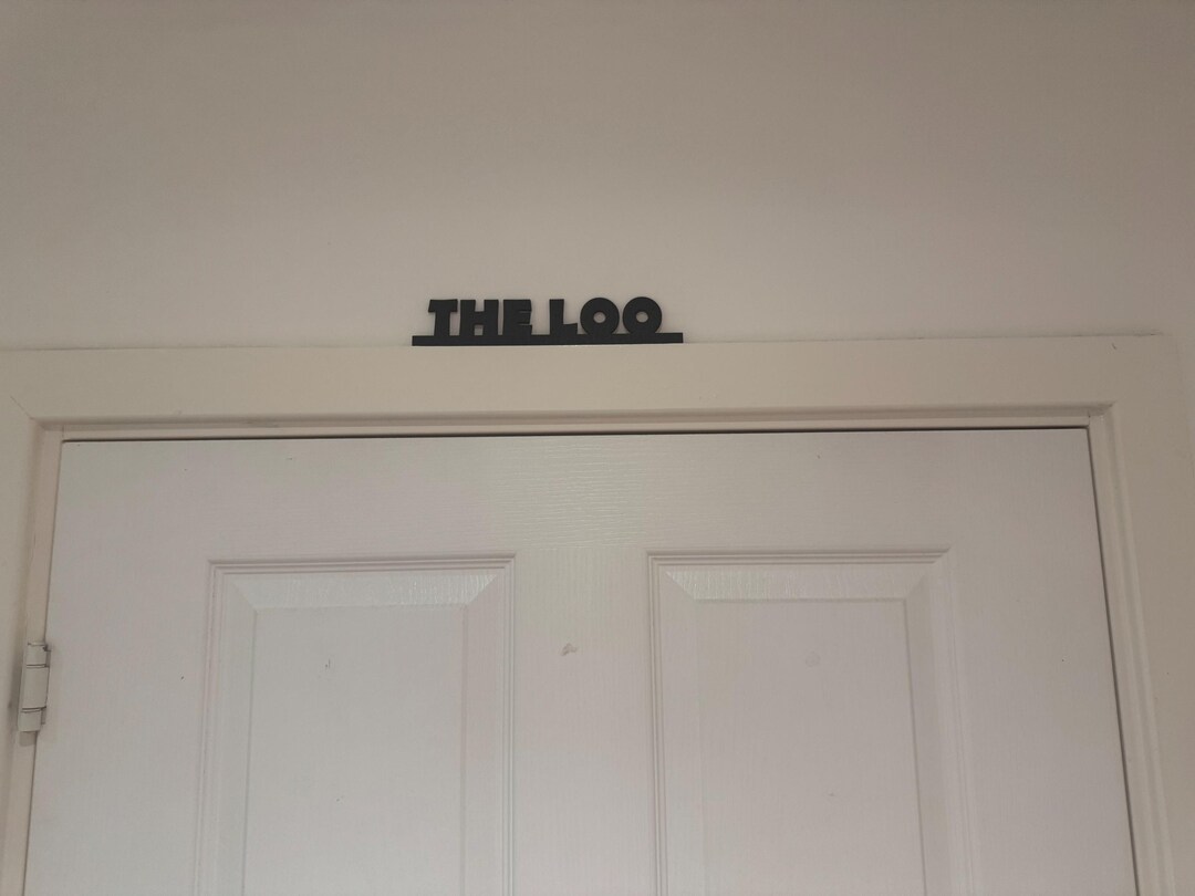 The Loo | Sign | Indoor Sign - Etsy