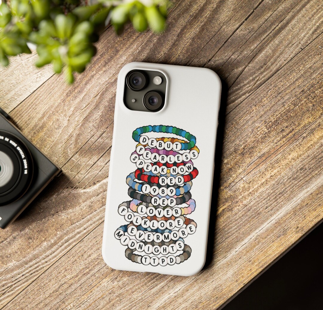 Eras Tour Friendship Bracelet Slim Phone Case, Taylor Eras Tour Concert ...