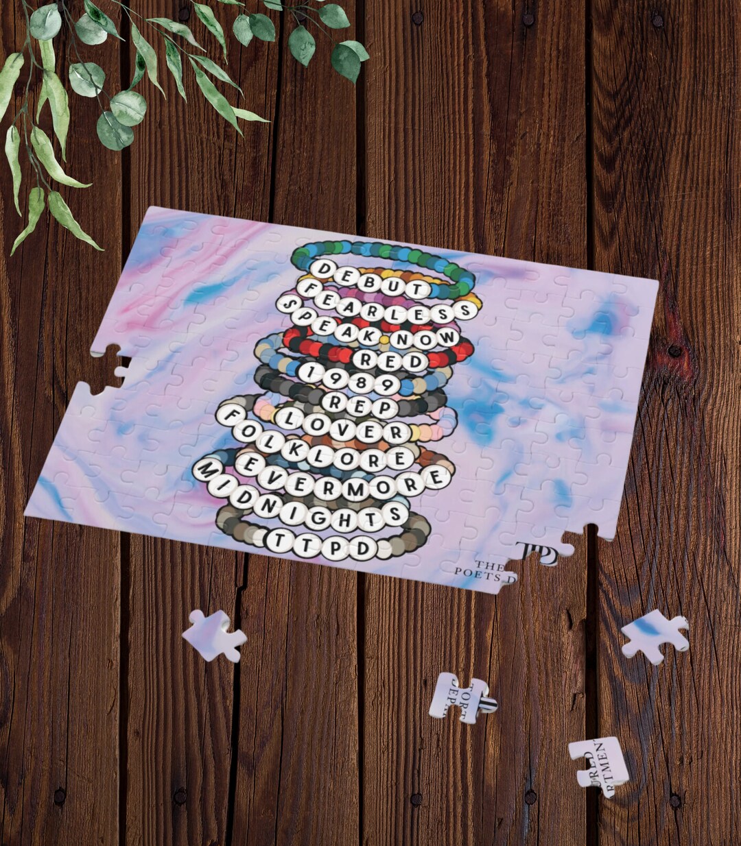 Eras Tour Friendship Bracelet Puzzle, Taylor Eras Tour Concert Merch ...