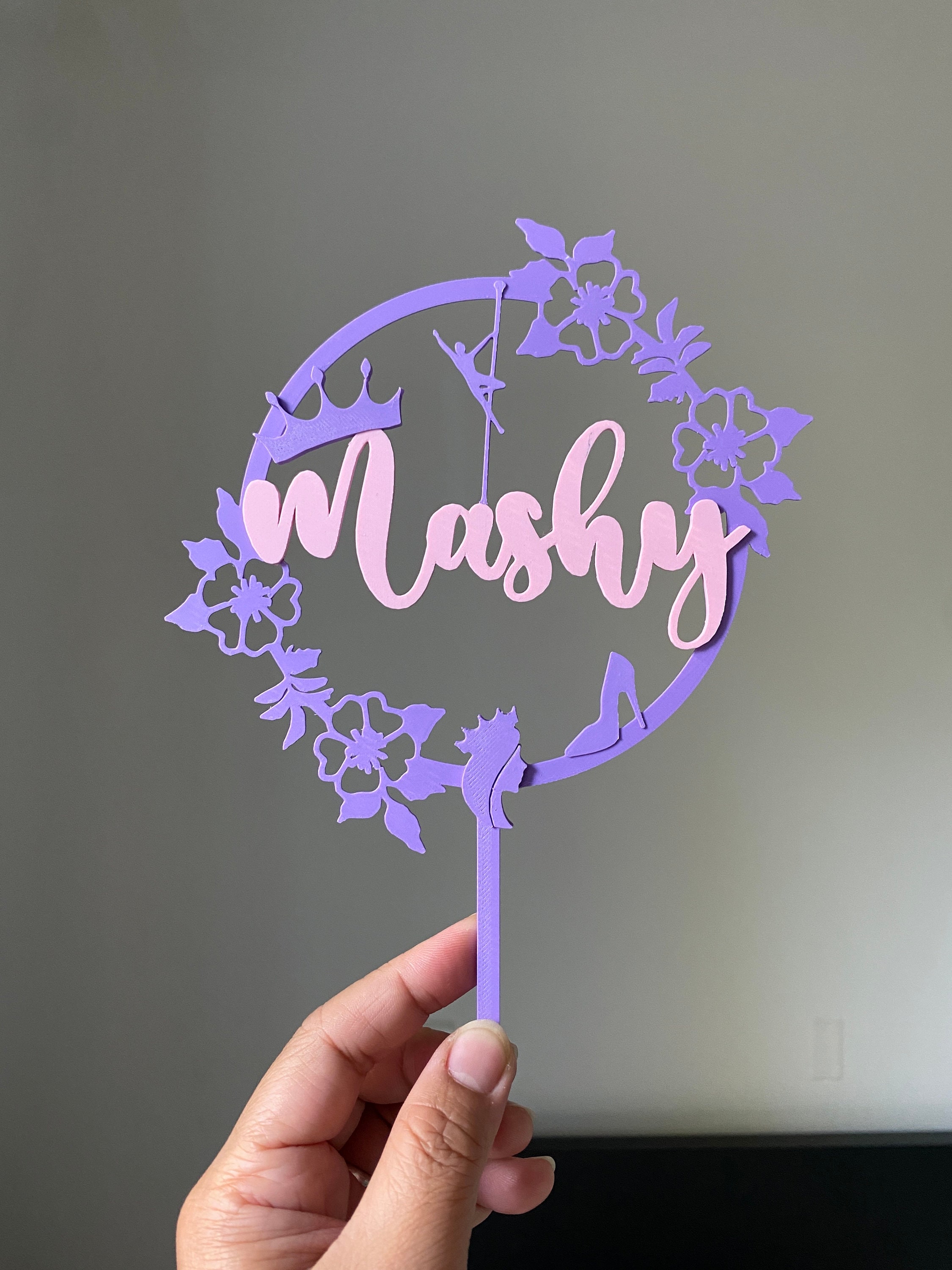 Cake Toppers With Name Cake Decor Customized Cake Topper - Etsy