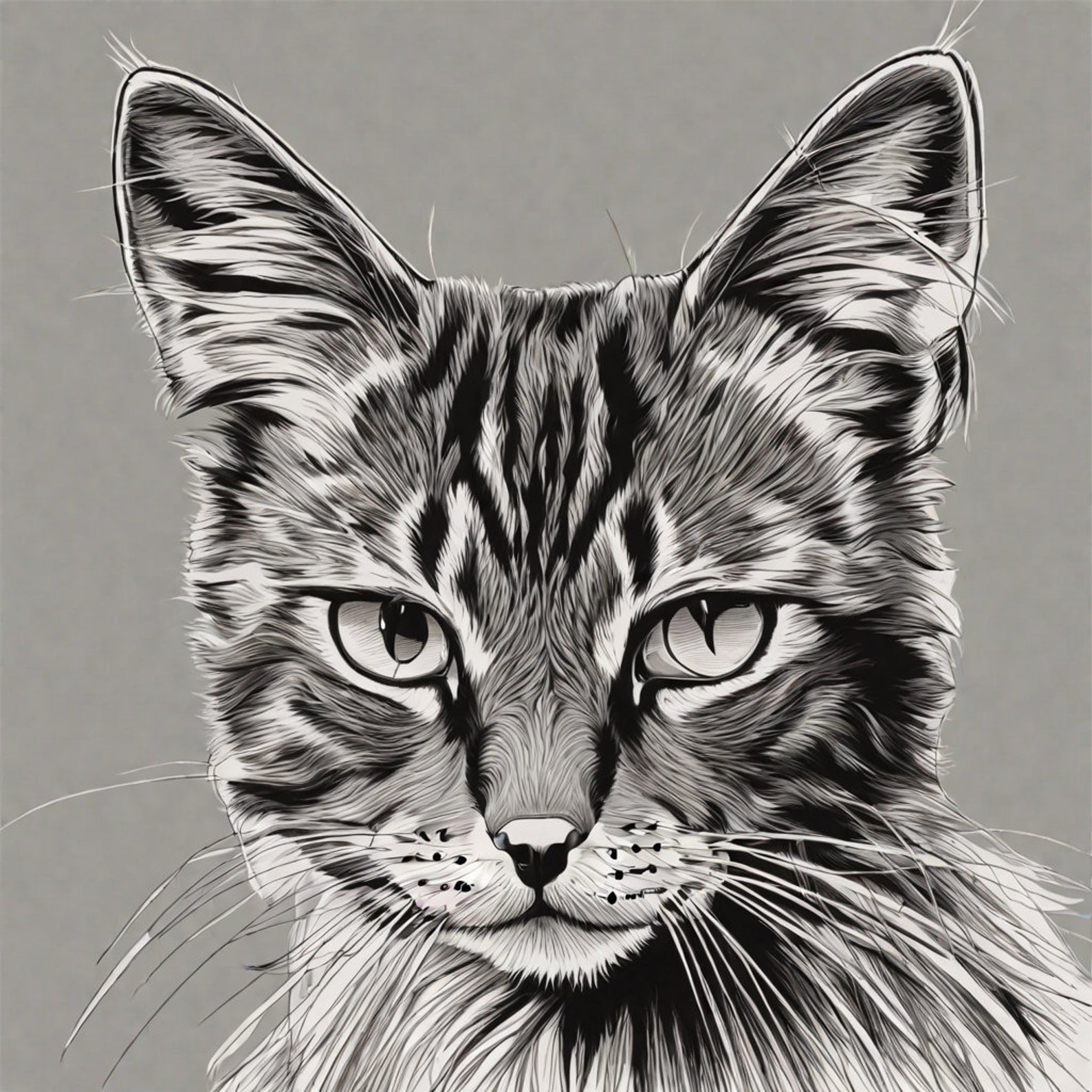 Animal Mandella/sketchwork Art Design Black and White - Etsy