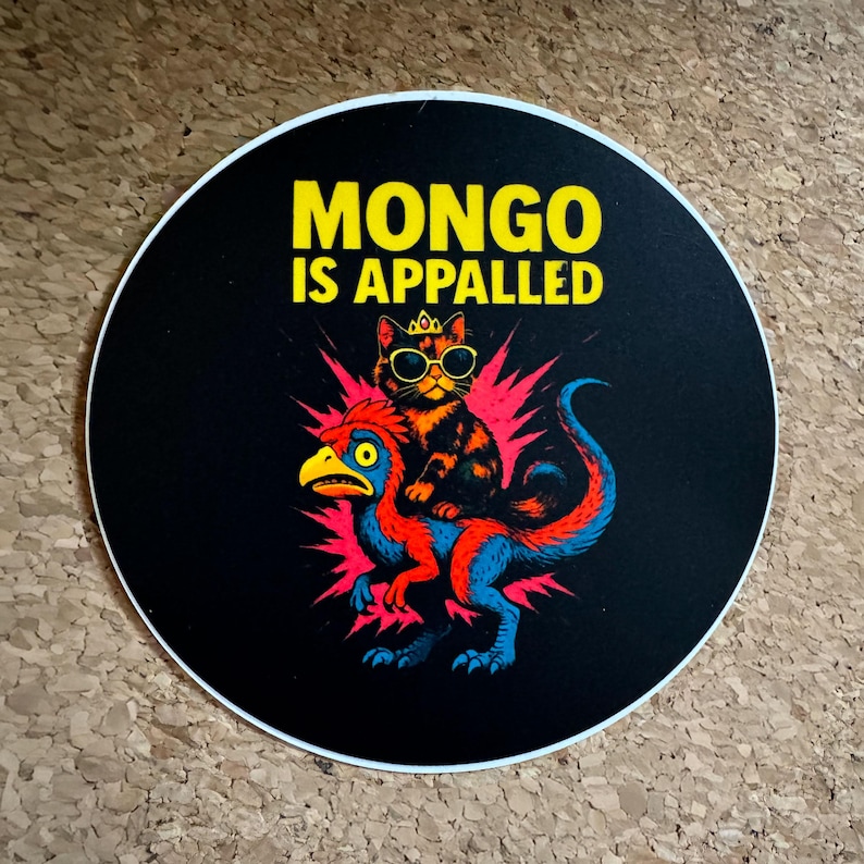 Mongo is Appalled Sticker – Dungeon Crawler Carl Fan Art - Etsy