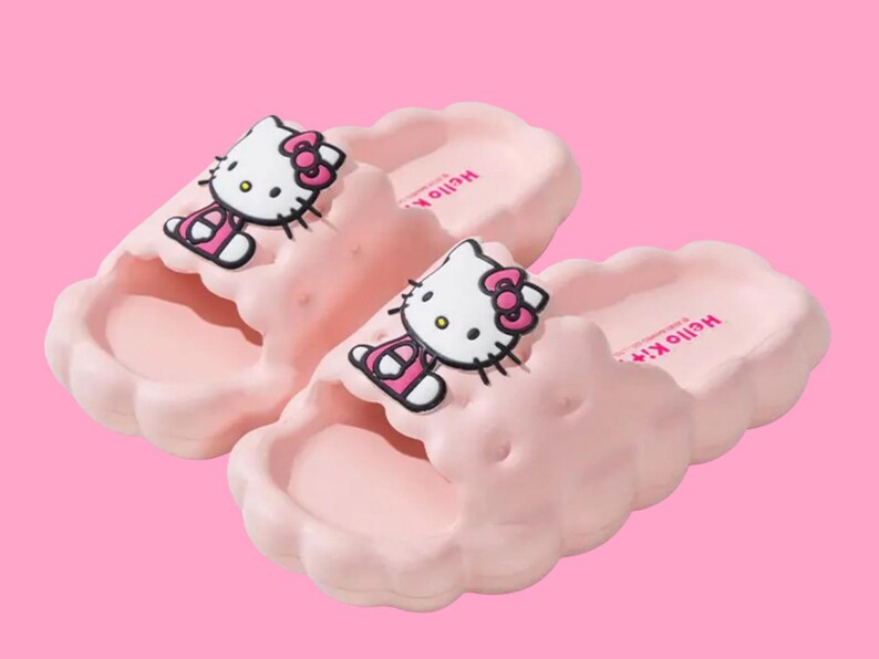 Hello Kitty Sanrio Kuromi Cinnamoroll Slides, Sandals for Women Y2K ...
