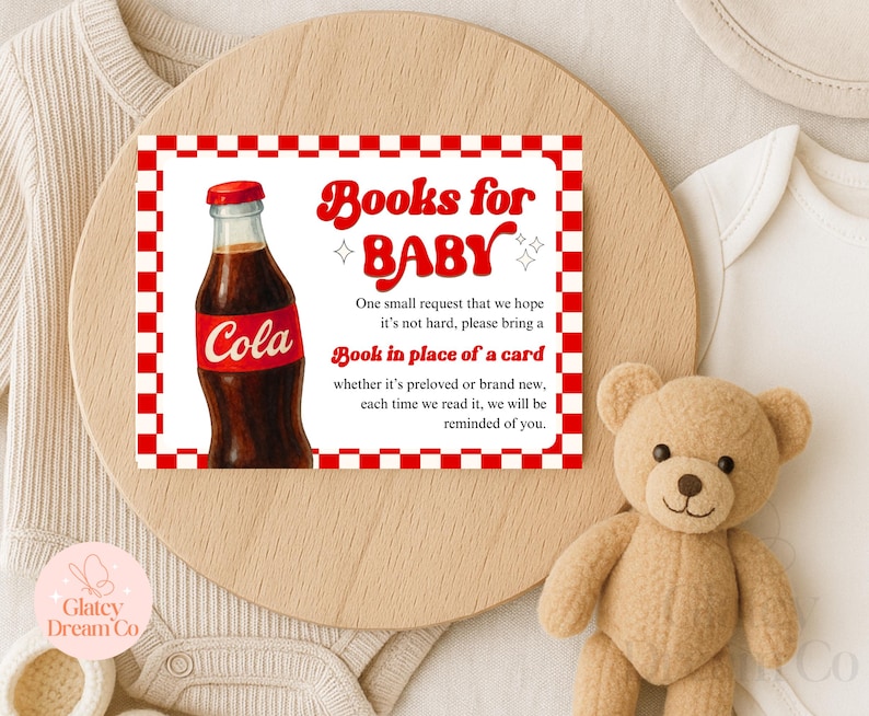 EDITABLE She's Ready to Pop Soda Cola Baby Shower Invite Bundle Diaper ...