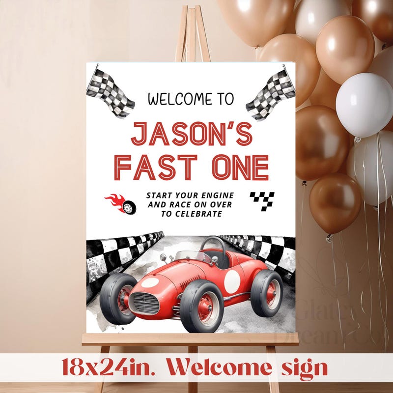 Two Fast Welcome Sign - Etsy