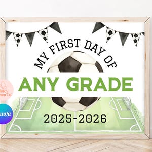 EDITABLE Last Day & First Day Sign for Any Grade or 1st 2nd 3rd 4th 5th ...