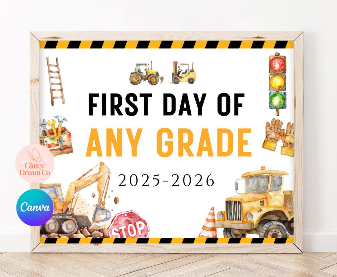 EDITABLE Last Day & First Day Sign for Any Grade With Boho ...