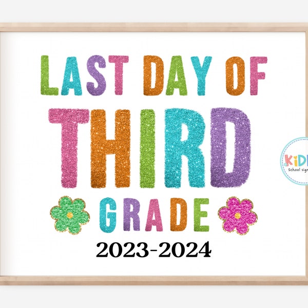 3rd Grade Sign - Etsy