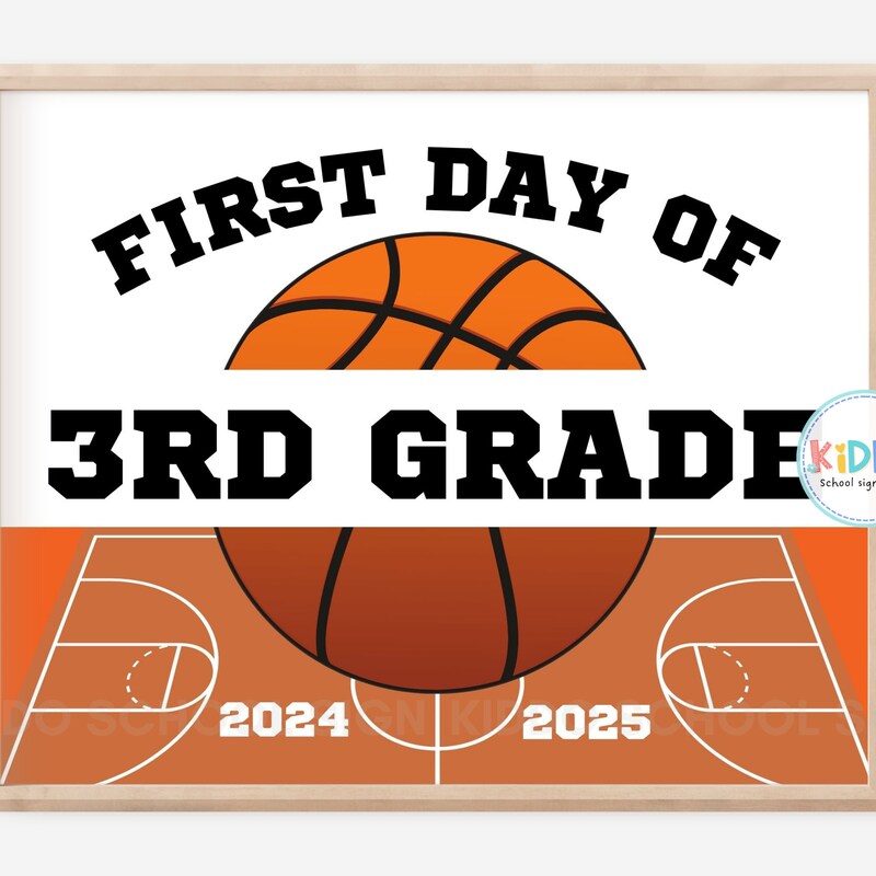 3rd Grade Sign - Etsy