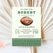 EDITABLE Football Game Time for ANY AGE Birthday Football Party ...
