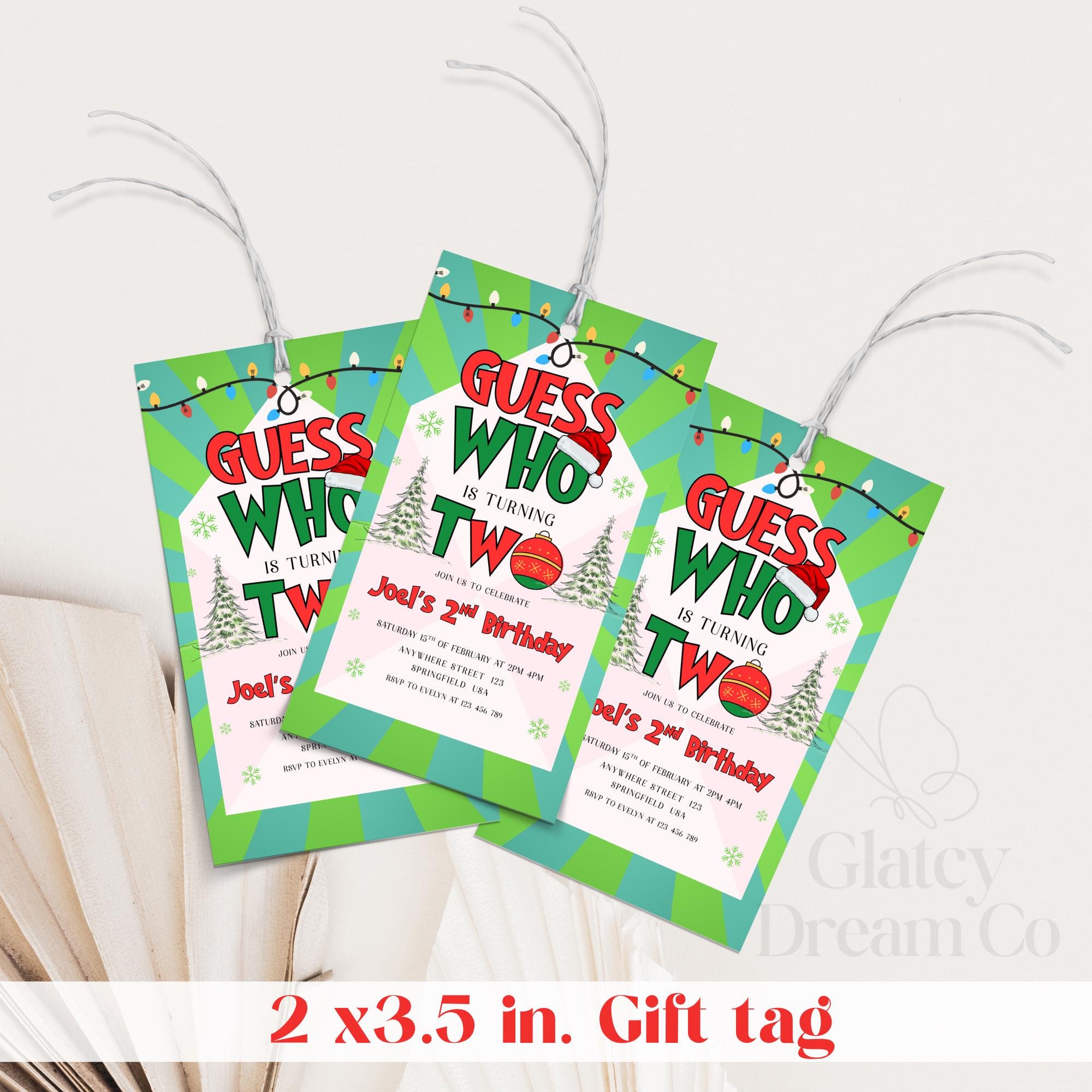 EDITABLE Guess Who is Turning Two Birthday Bundle, Printable 2nd Party ...