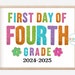FIRST Day of First Grade Sign, First Day of 1st Grade Printable Sign ...