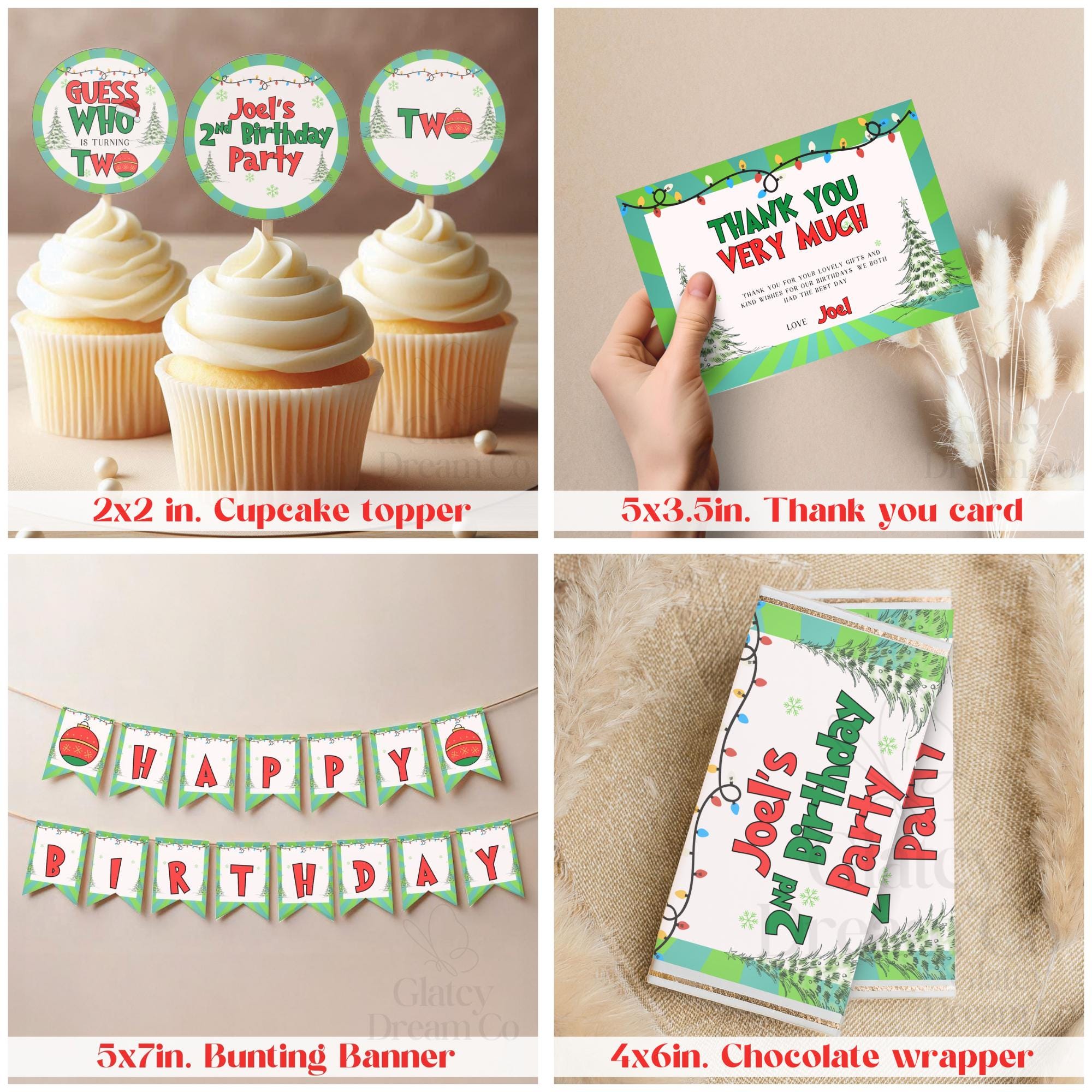 EDITABLE Guess Who is Turning Two Birthday Bundle, Printable 2nd Party ...