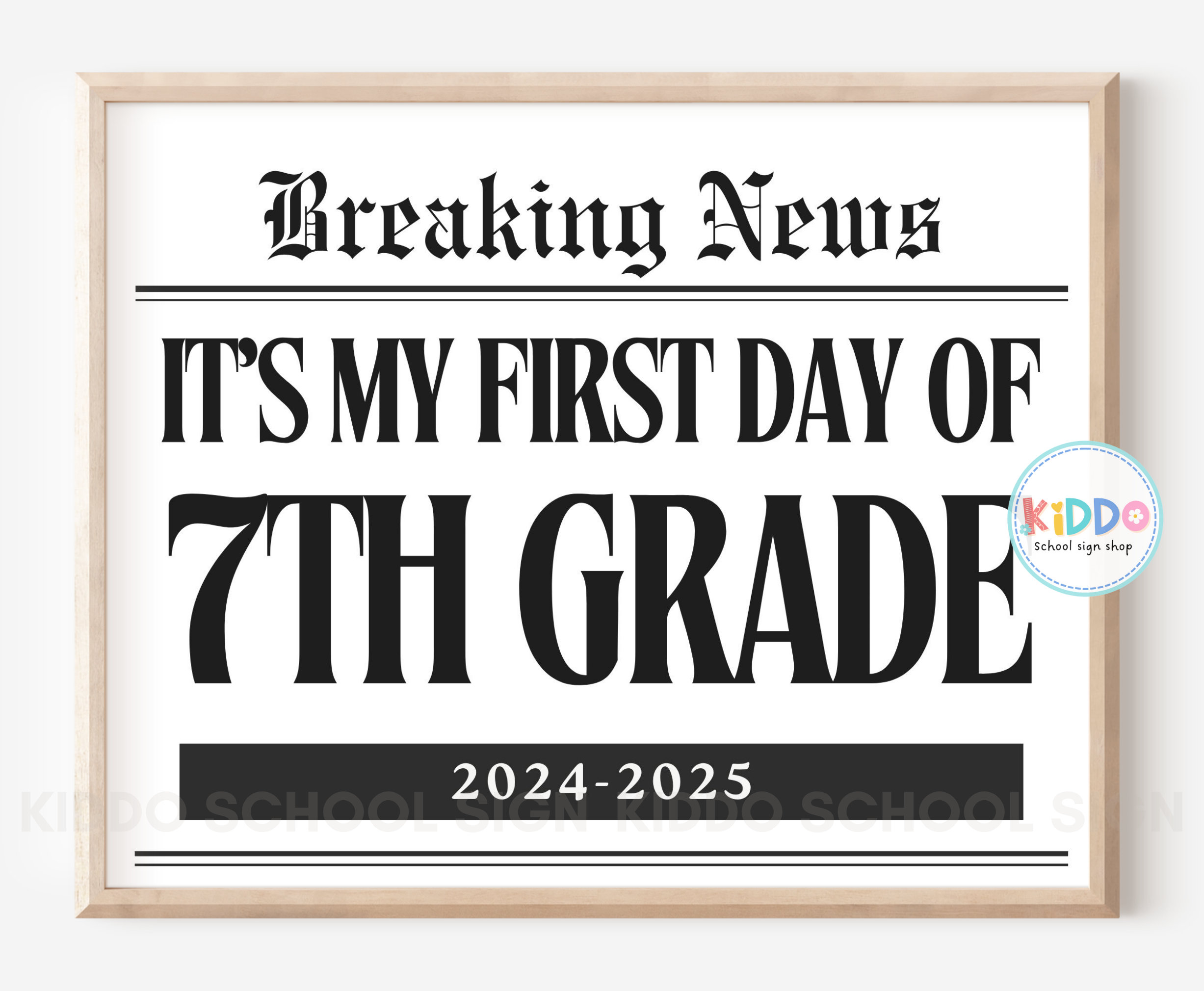 FIRST Day of 7th Seventh Grade Newspaper Theme Breaking News Its My ...