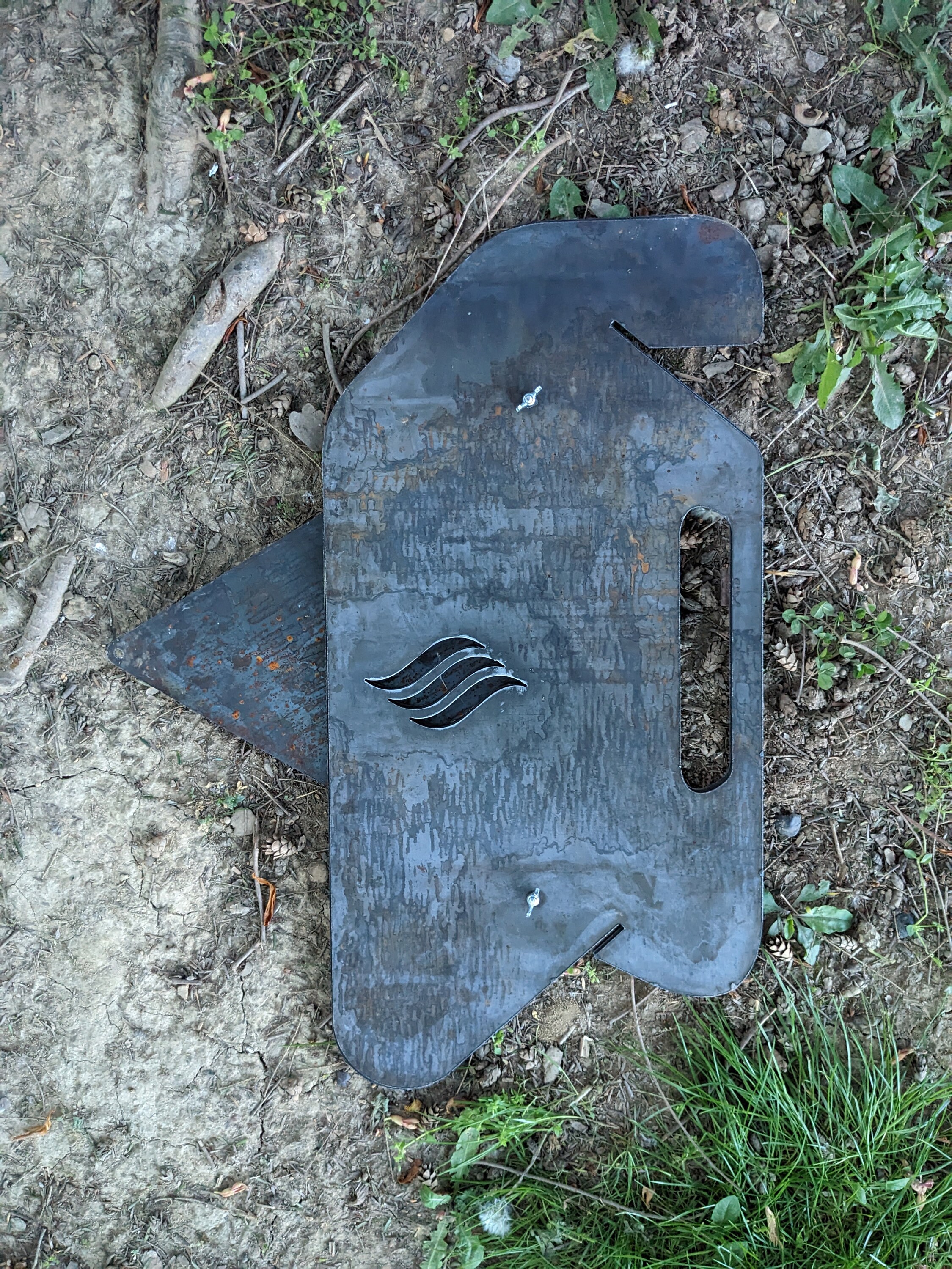 Portable Fire Pit Triangle - Etsy