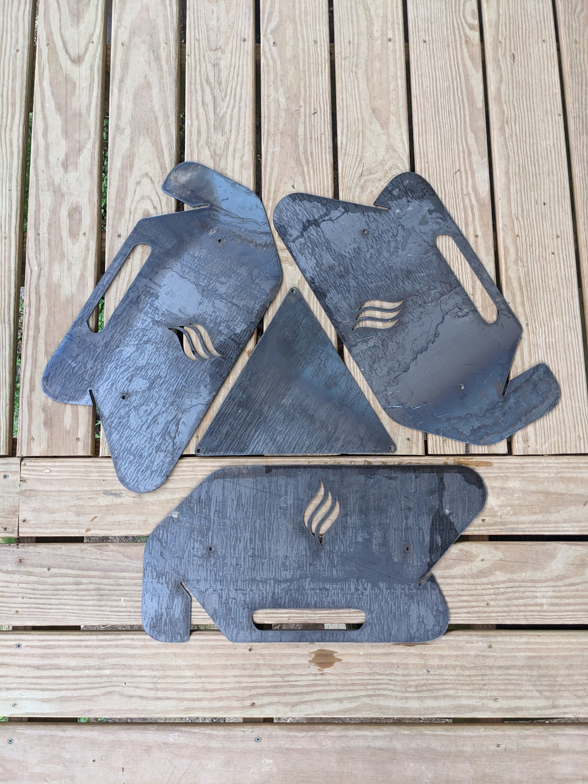 Portable Fire Pit Triangle - Etsy