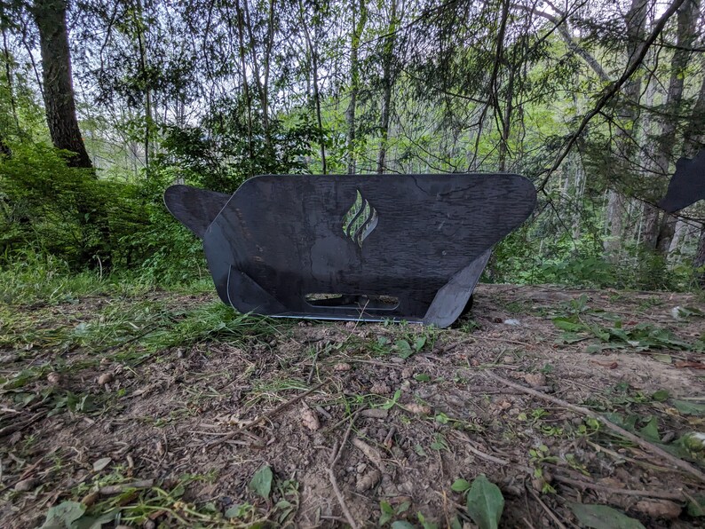 Portable Fire Pit Triangle - Etsy