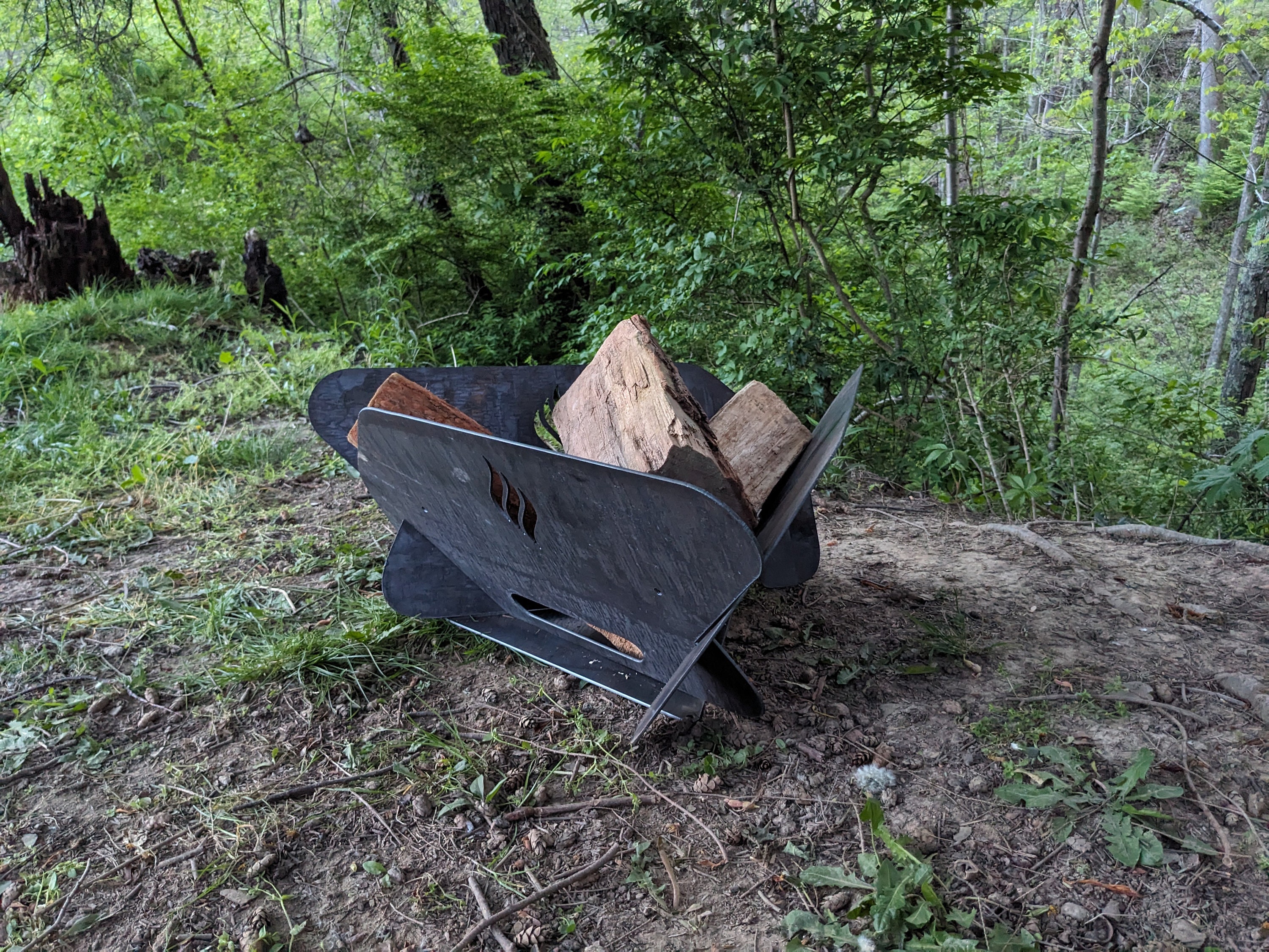 Portable Fire Pit Triangle - Etsy