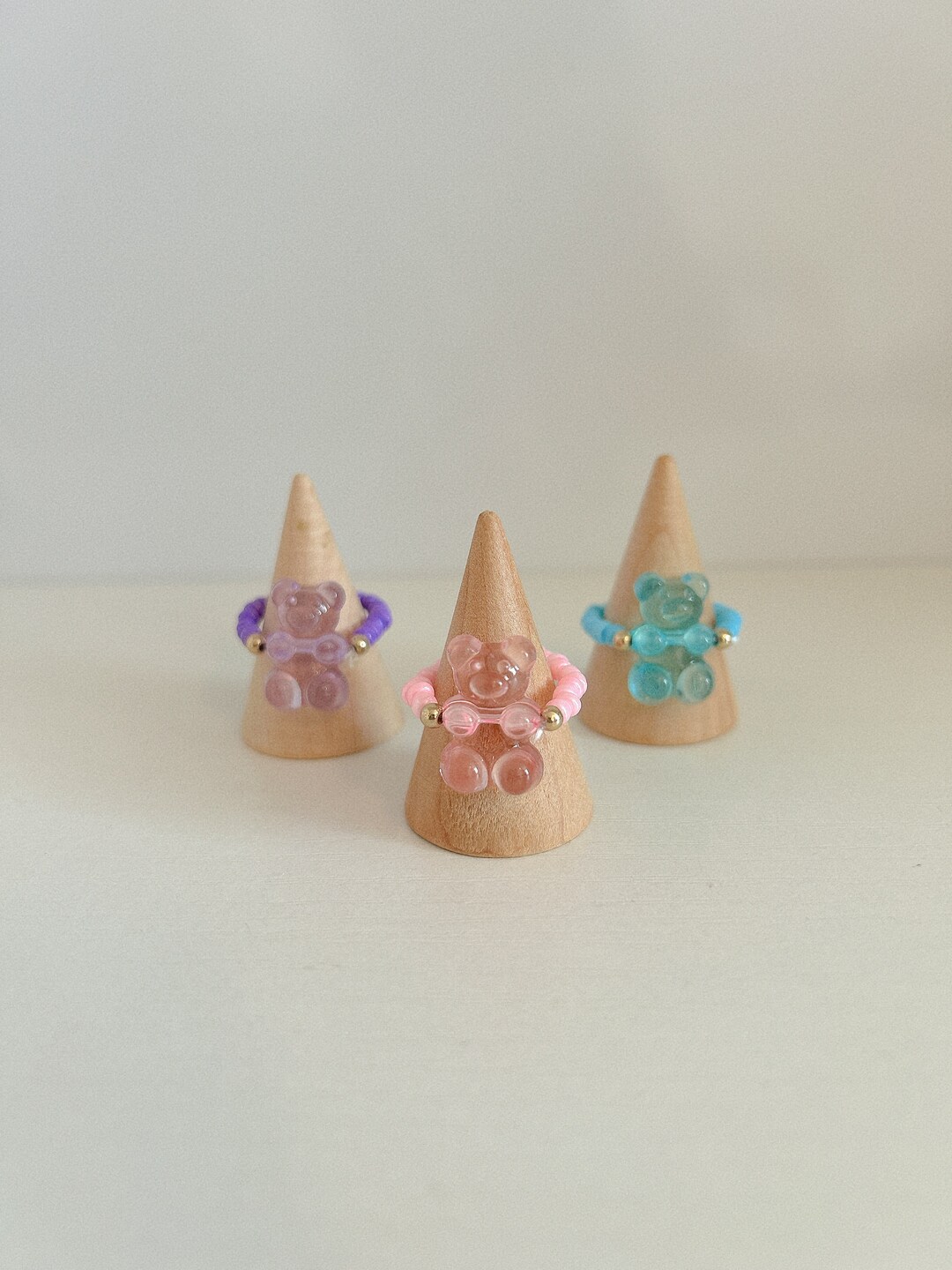 Chunky Gummy Bear Rings - Etsy